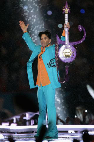 Prince's love symbol guitar hangs in the Metropolitan Museum of Art as ...