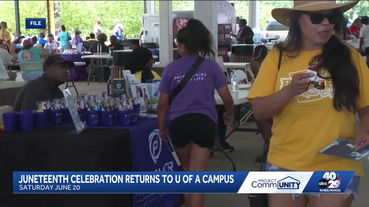 Juneteenth celebrations return to University of Arkansas campus
