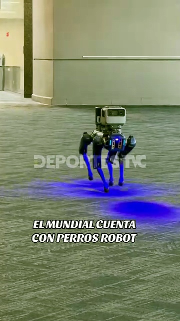 El mundial cuenta con perros robot | Deportes TVC