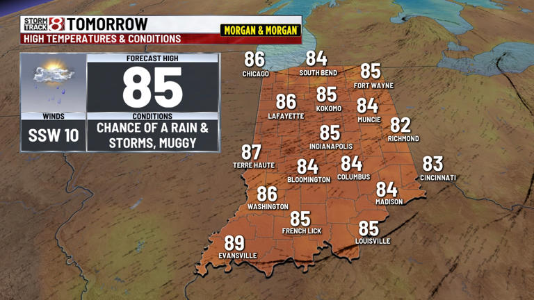 Steamy weather continues with more rain & storms on the way