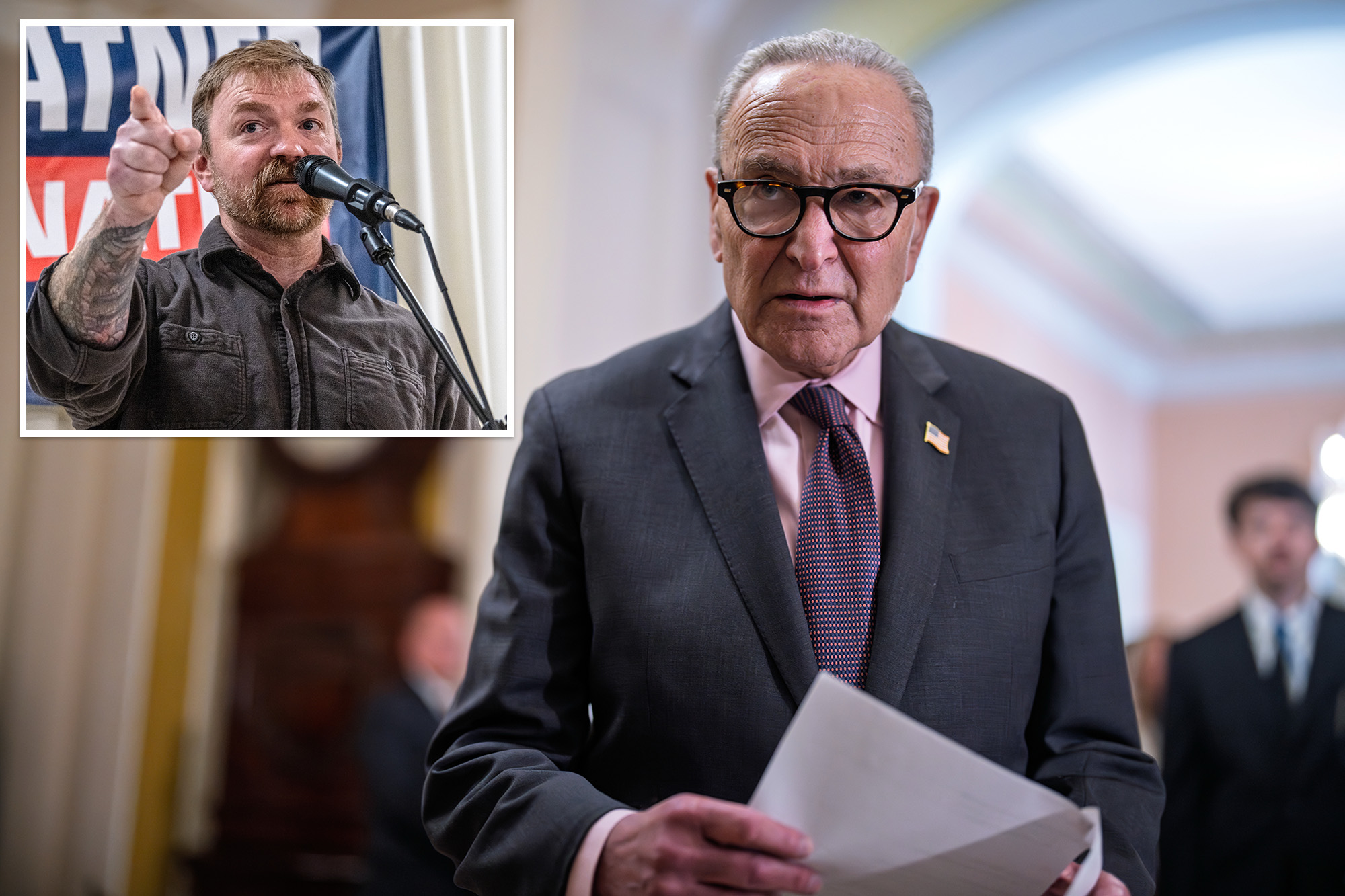 Sen. Chuck Schumer sulks over Graham Platner problem ahead of Maine Dem ...