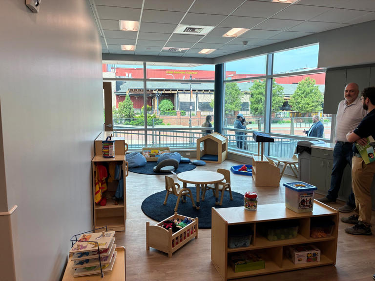 First-of-its-kind childcare center opens inside Grand Rapids bus station