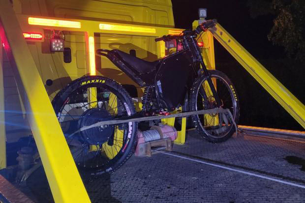 Vehicle seized as illegal e-bikes targeted by police