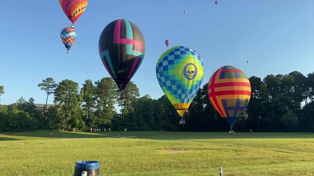 Set up begins ahead of Longview’s Great Texas Ballon Race