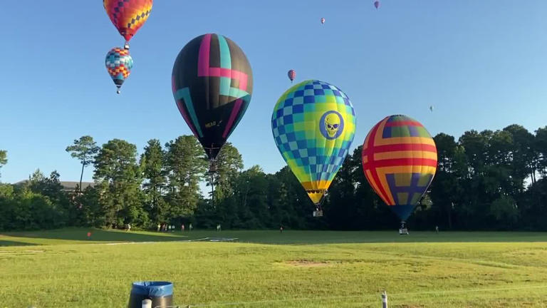 Set up begins ahead of Longview’s Great Texas Ballon Race