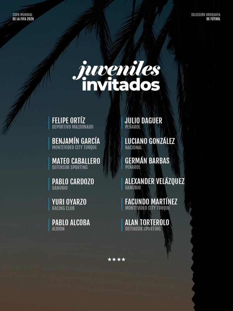 Mundial: los 12 juveniles convocados por Bielsa para viajar como ...