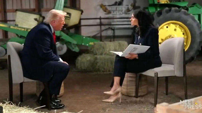 Megyn Kelly defends Donald Trump after president stormed out of NBC ...