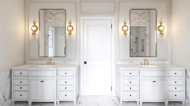 The basic lighting fixture that's making bathrooms look outdated