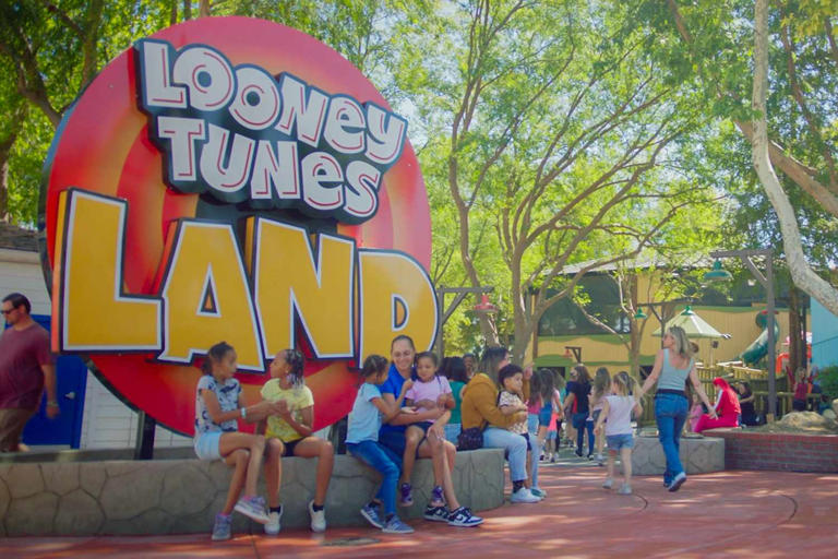 Looney Tunes Land debuts at Six Flags Magic Mountain after 5-month ...