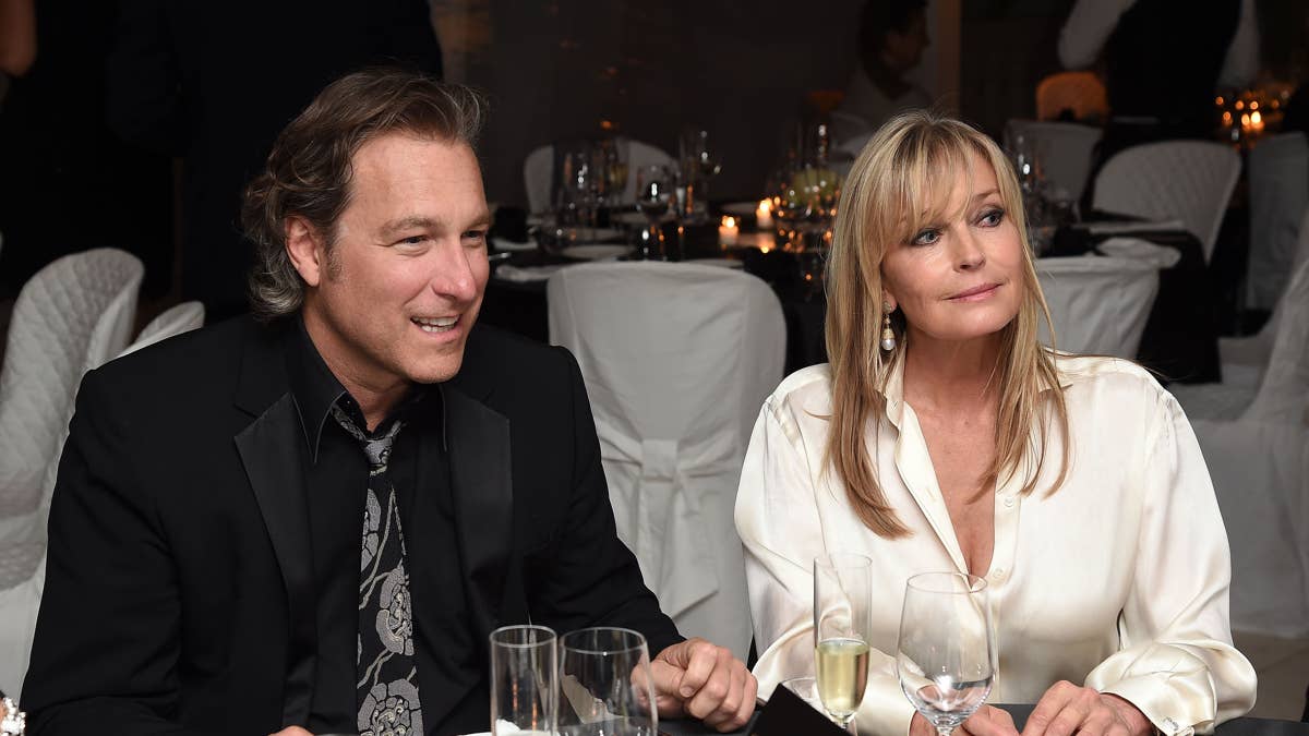 John Corbett shows off his new gray hair look with Bo Derek at Shania ...