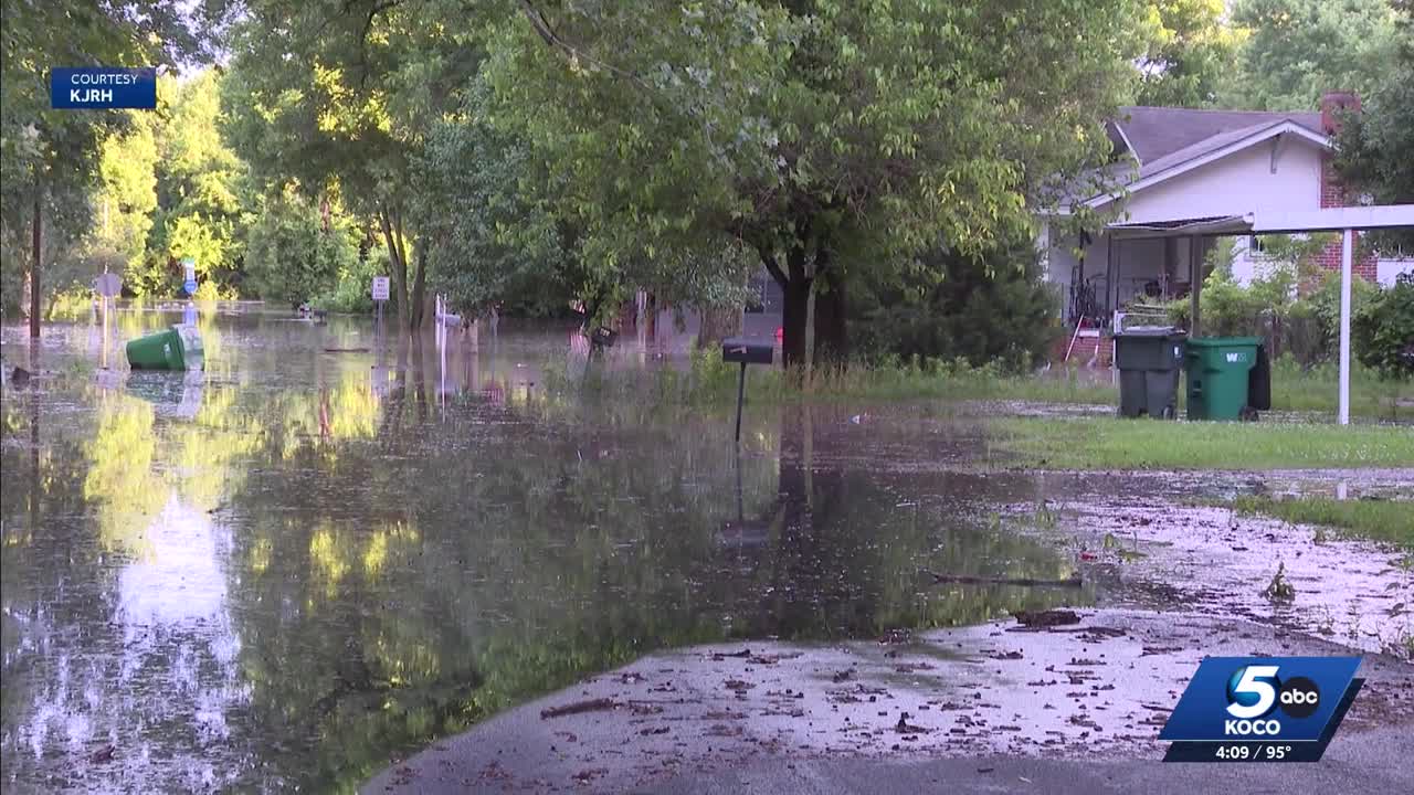 Flood warnings remain after Gov. Stitt declared disaster emergency in ...