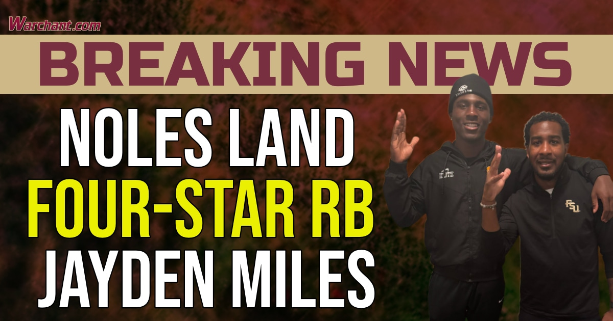 New commit — Florida State lands 4-star RB Jayden Miles