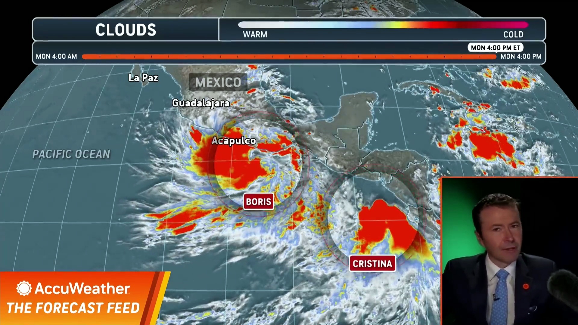 Two named storms in the Pacific to hit Mexico and Central America with ...
