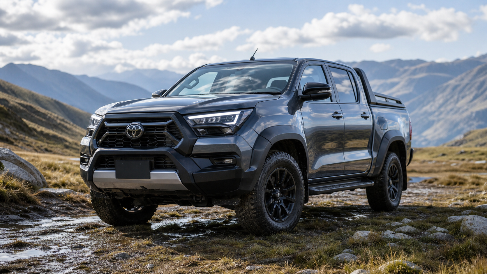 Toyota Hilux gets redesign with cyber SUMO look, stiffer frame, and 12. ...