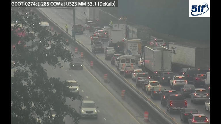 I-285 westbound reopens after crash shut down multiple lanes