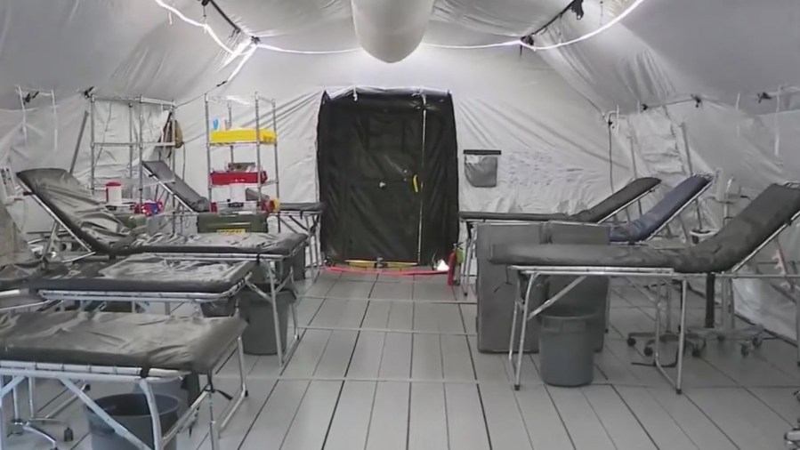 Mobile hospitals set up to provide care during World Cup in Kansas City