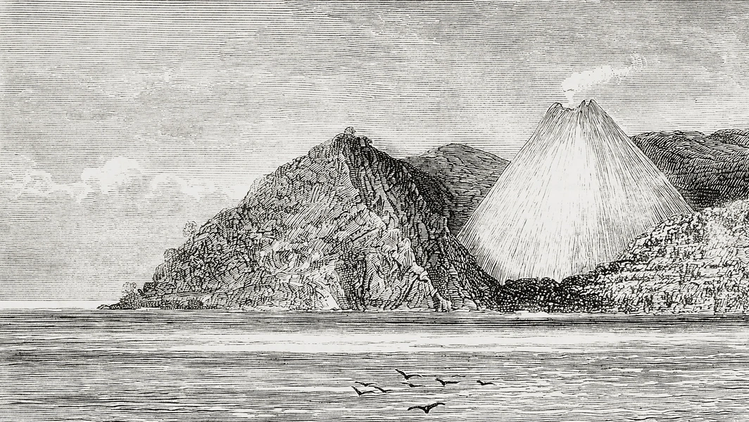 India’s only active volcano continues to erupt in isolation