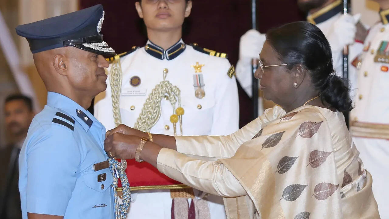Gaganyaan astronaut-designate and IAF test pilot Prasanth Nair gets ...