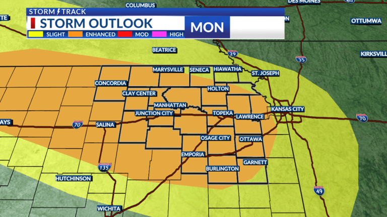 Severe storms this evening and searing heat for Tuesday