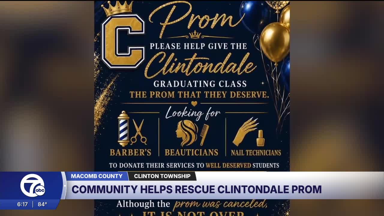 Community organizes replacement prom for Clintondale students after ...