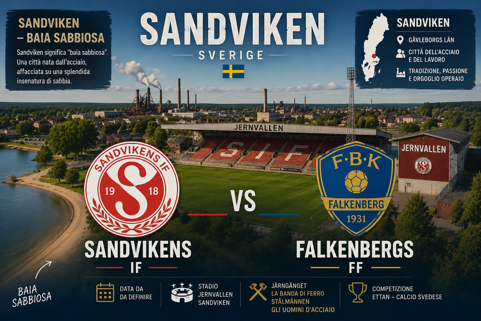 Sandvikens-Falkenbergs, esame di maturità per i padroni di casa ...