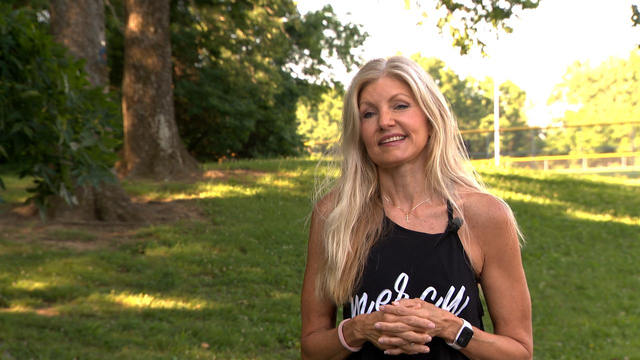 Brain tumor survivor leads fitness events, inspires with her story