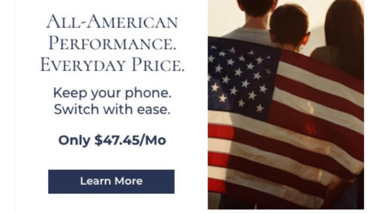 Trump mobile ad features inaccurate US flag