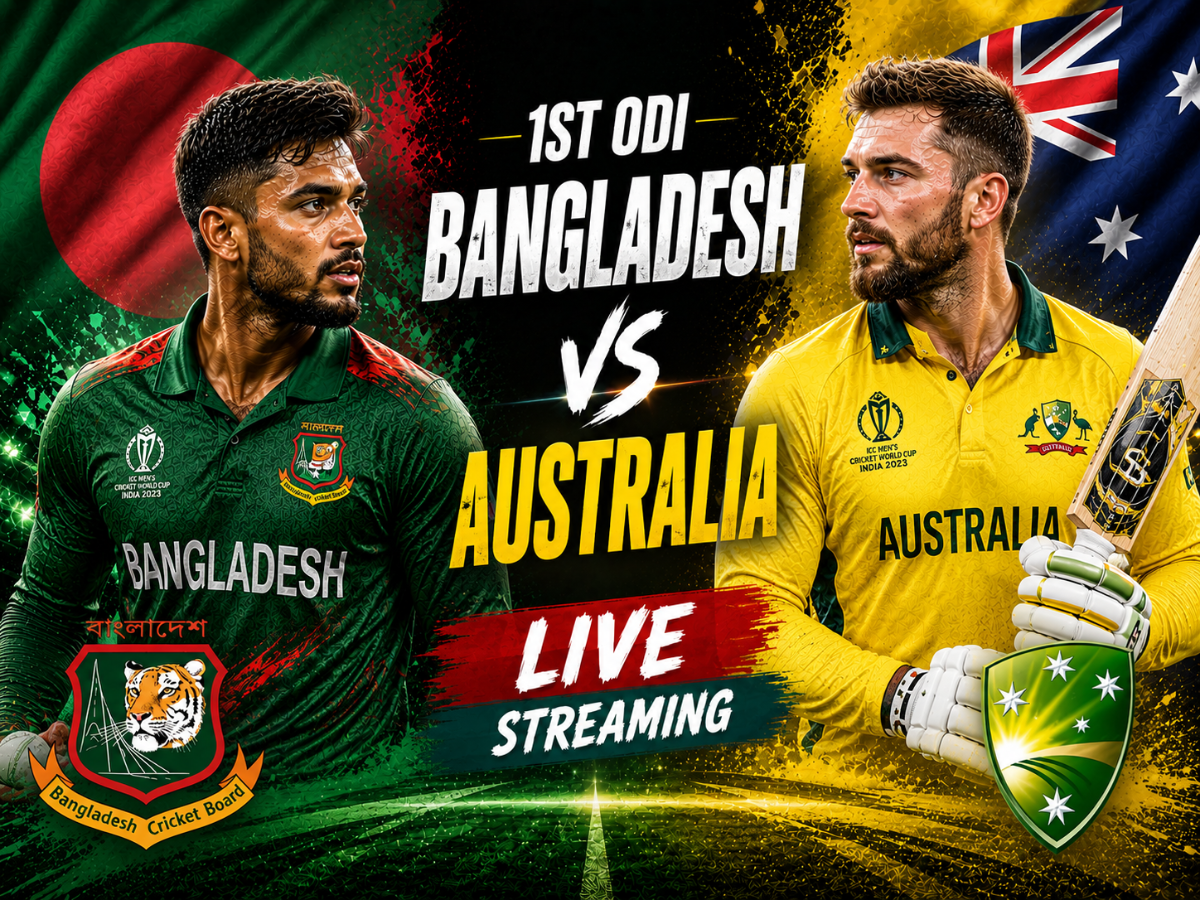 BAN vs AUS 1st ODI live streaming app: Check how to watch Bangladesh vs ...