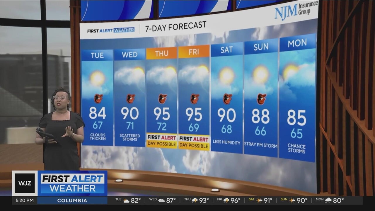 Temperatures heat back up this week in Maryland
