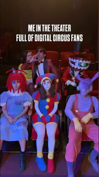 In a theater full of Digital Circus fans 🤡🎪#digitalcircus