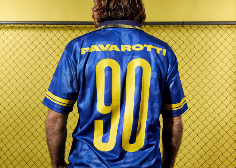 Luciano Pavarotti World Cup football shirts to celebrate singer’s 90th year