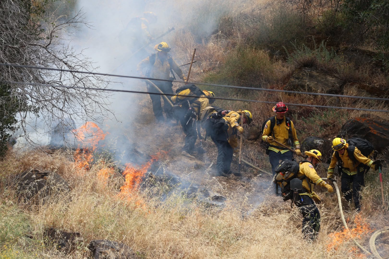 Putah fire in California's Yolo County grows to 300 acres
