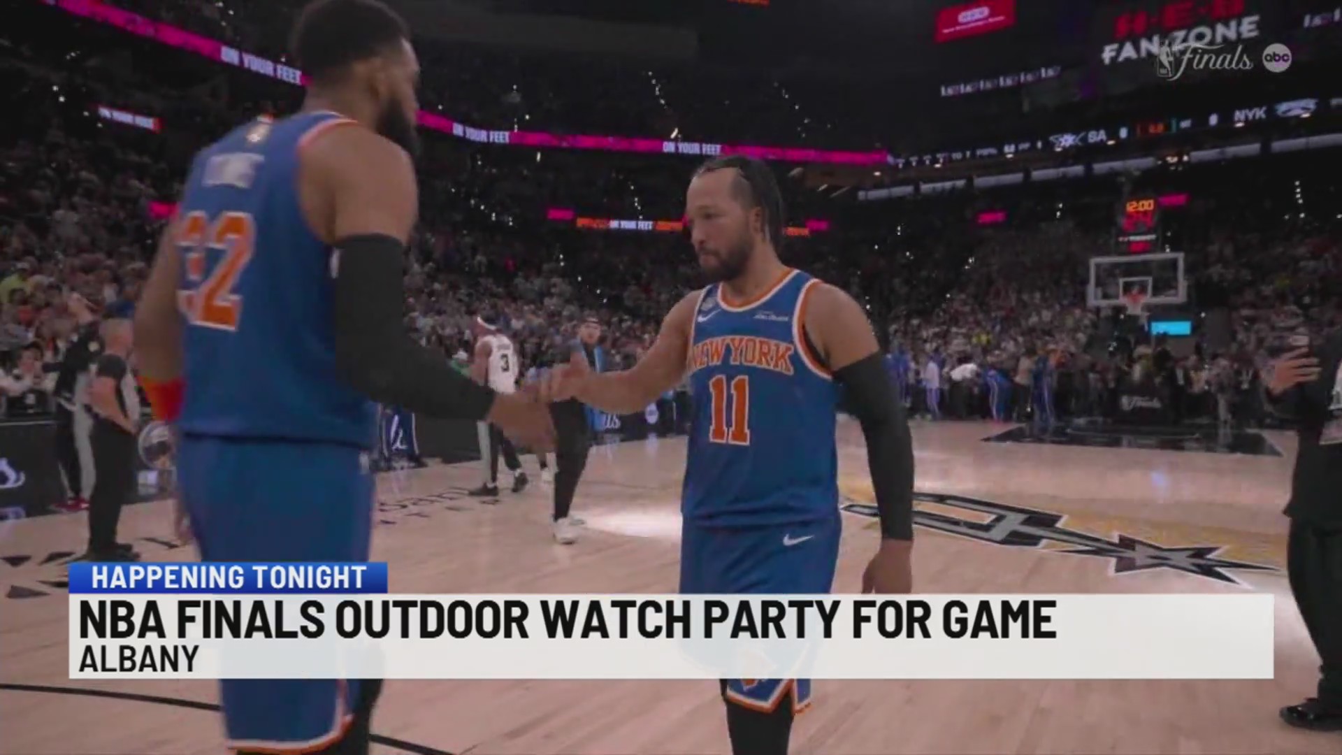 Albany plans NBA Finals outdoor watch party for Game 3