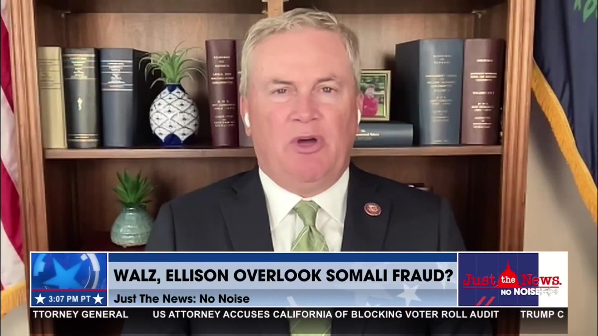 Rep. Comer alleges political motivation behind Minnesota fraud inaction