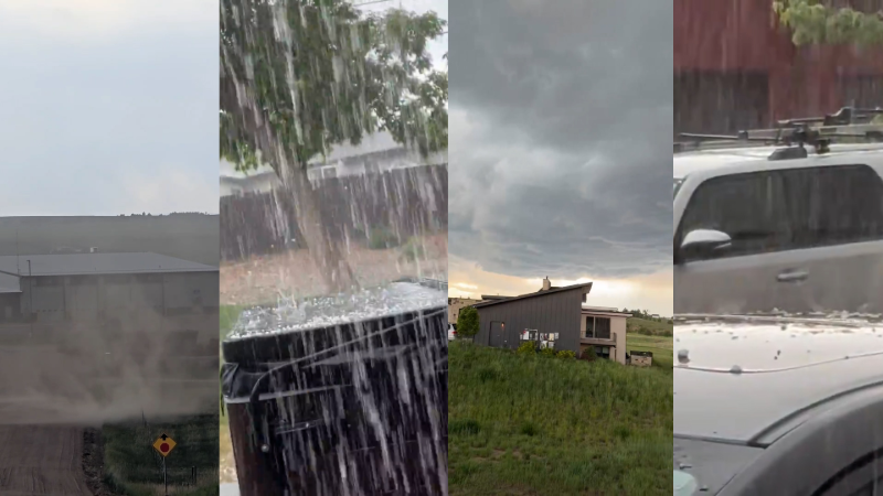 Tornadic storms clobber Colorado