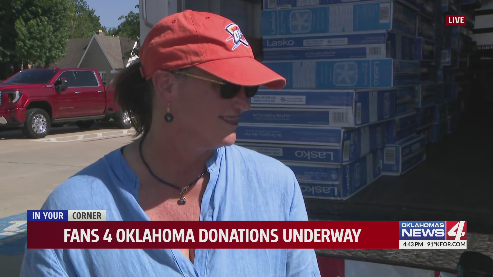 Fans 4 Oklahoma donations underway
