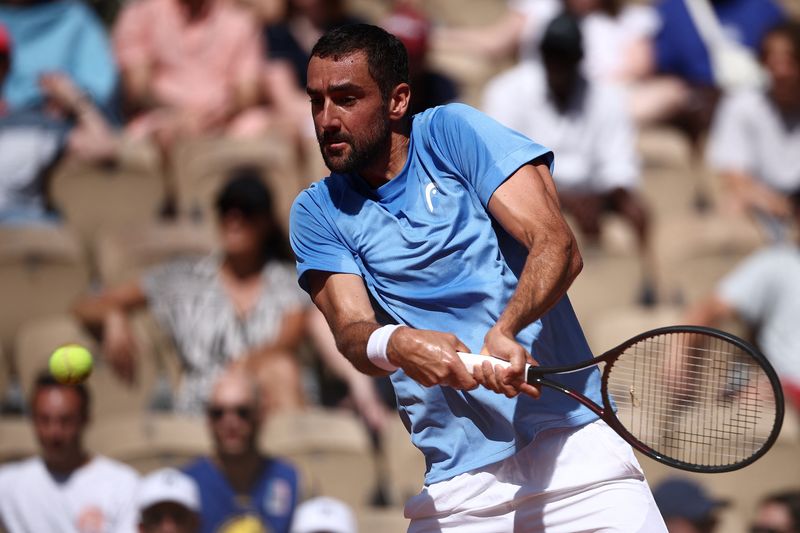 Marin Cilic kicks off grass season with Denis Shapovalov upset