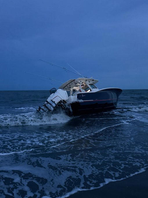 US Coast Guard rescues stranded boaters on Morris Island