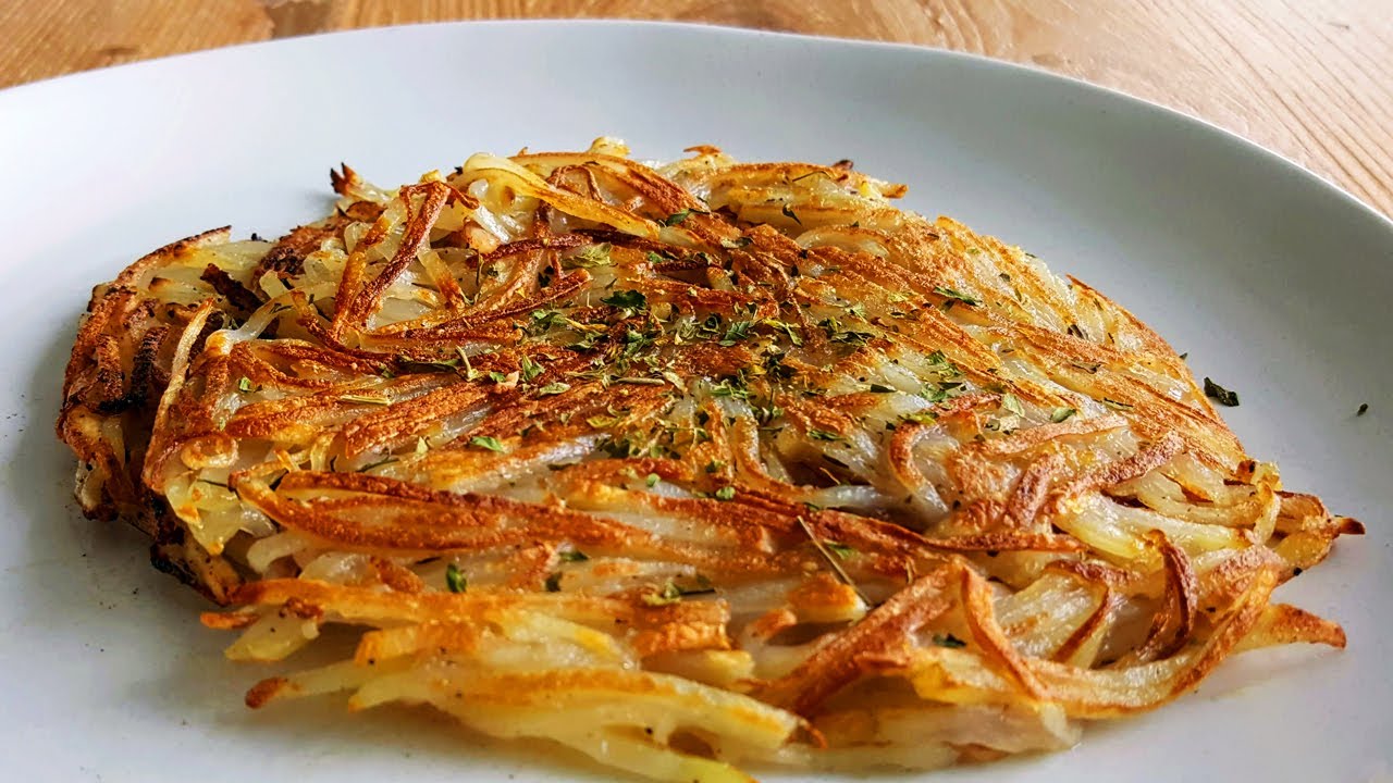 Crispy hash browns with bacon fat: The ultimate breakfast side!