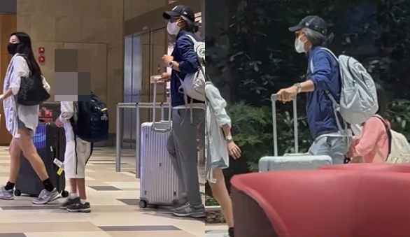 Vợ chồng Bae Yong Joon đưa hai con đi du lịch Singapore