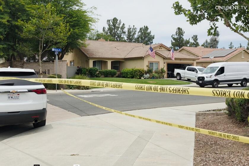 Intruder shot and killed by San Jacinto homeowner, sheriff says