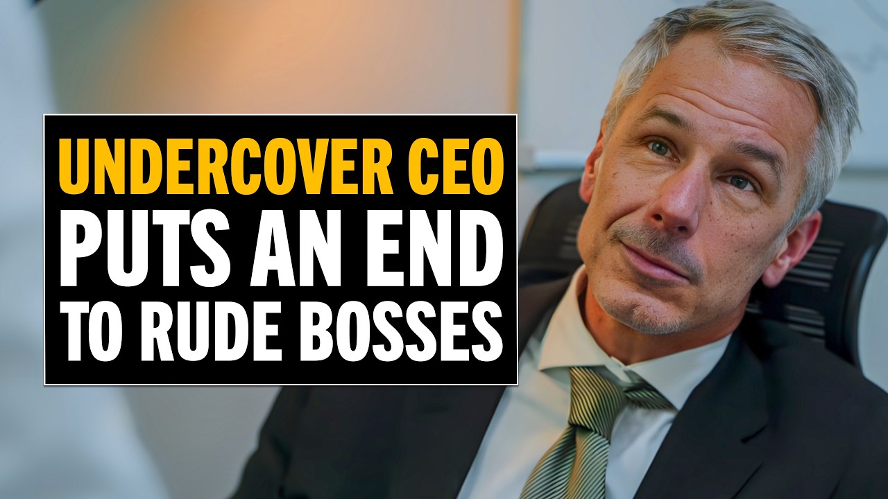 Undercover CEO catches evil bosses abusing their power
