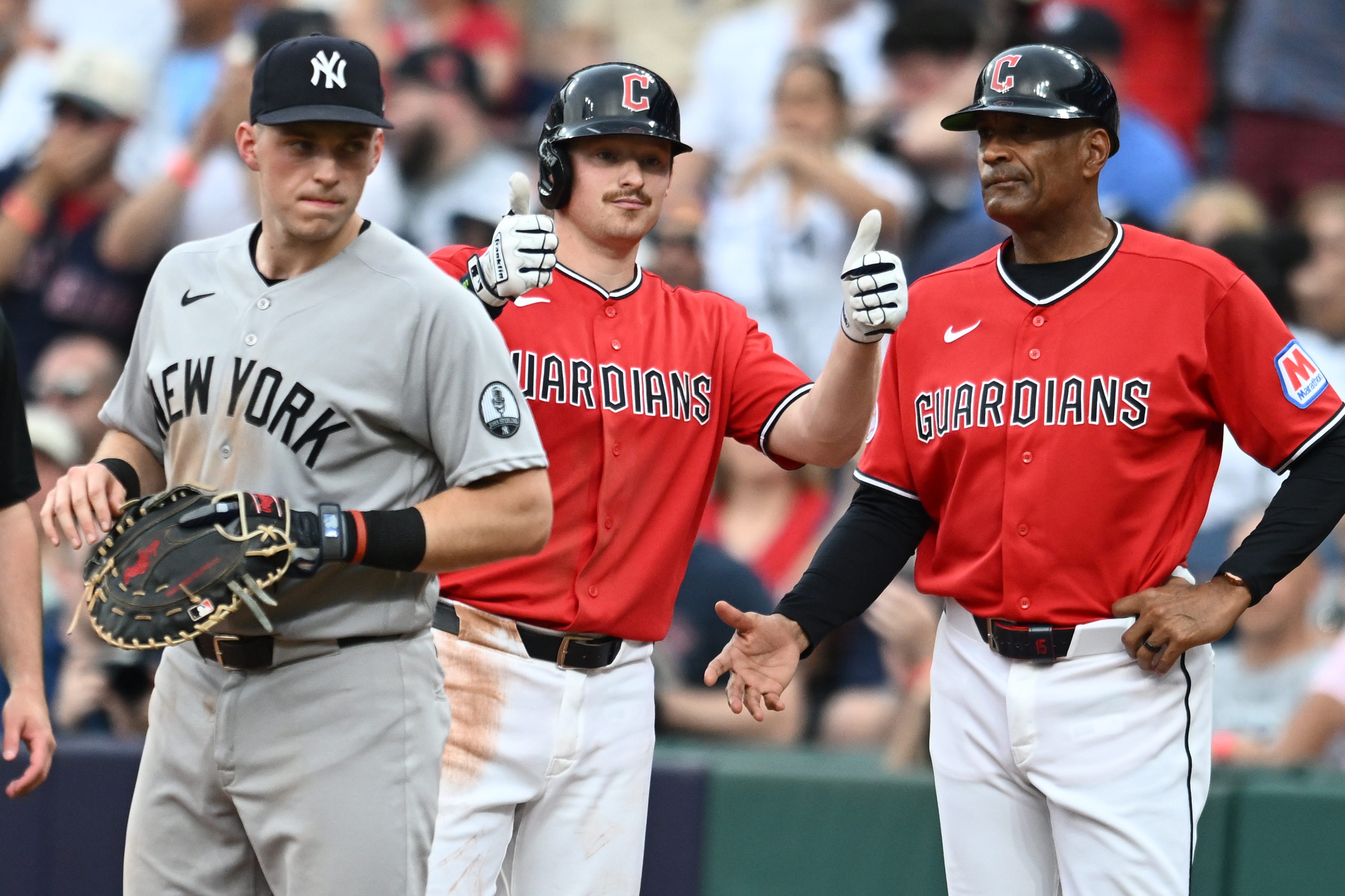 Guardians score tonight vs. Yankees. New York wins in extra innings