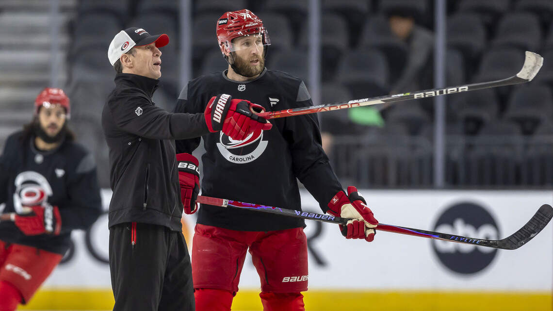 Photos: Scenes from the Carolina Hurricanes' Stanley Cup practice ahead ...