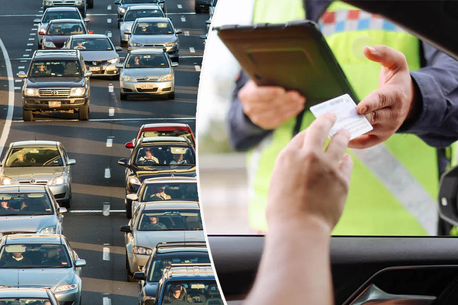 Hidden risk of using a new driver's licence during a traffic stop