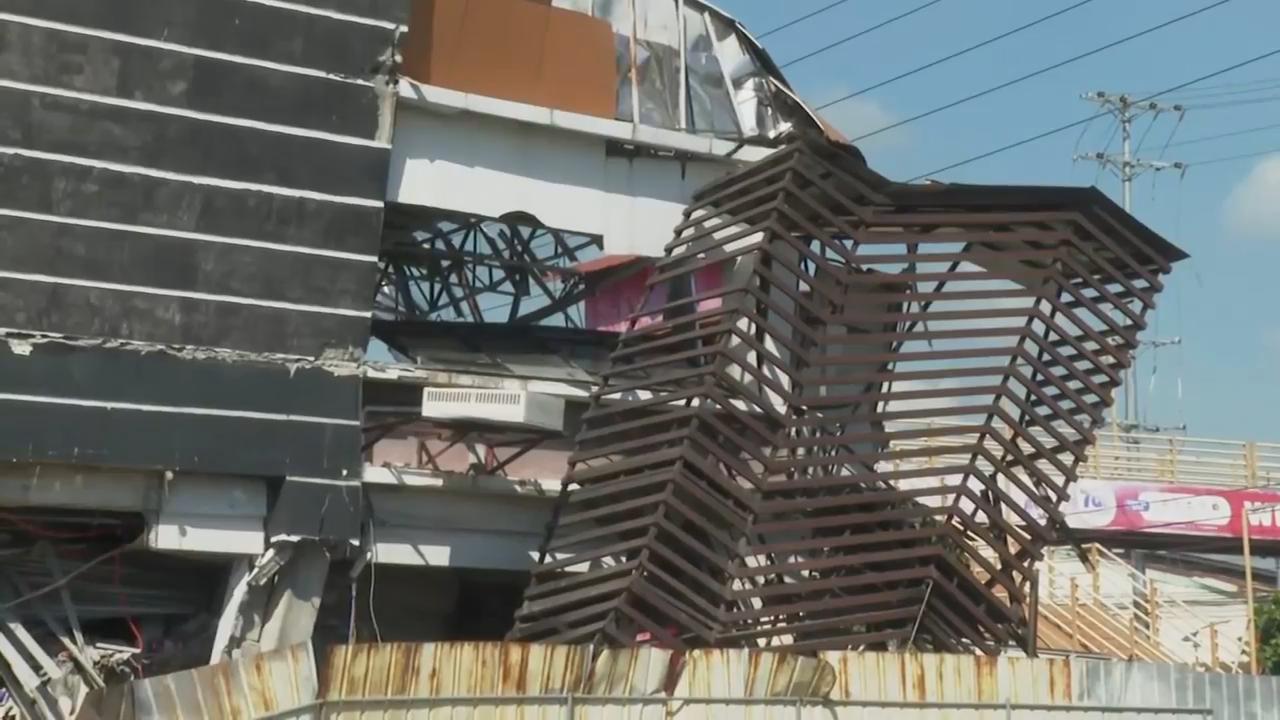 A large market in General Santos among structures heavily damaged in ...