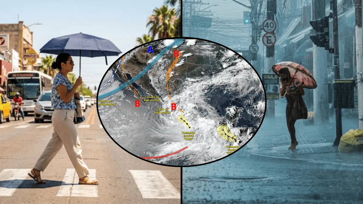 Dos Méxicos ante el clima: Ciclones azotan el sur del país y el norte ...