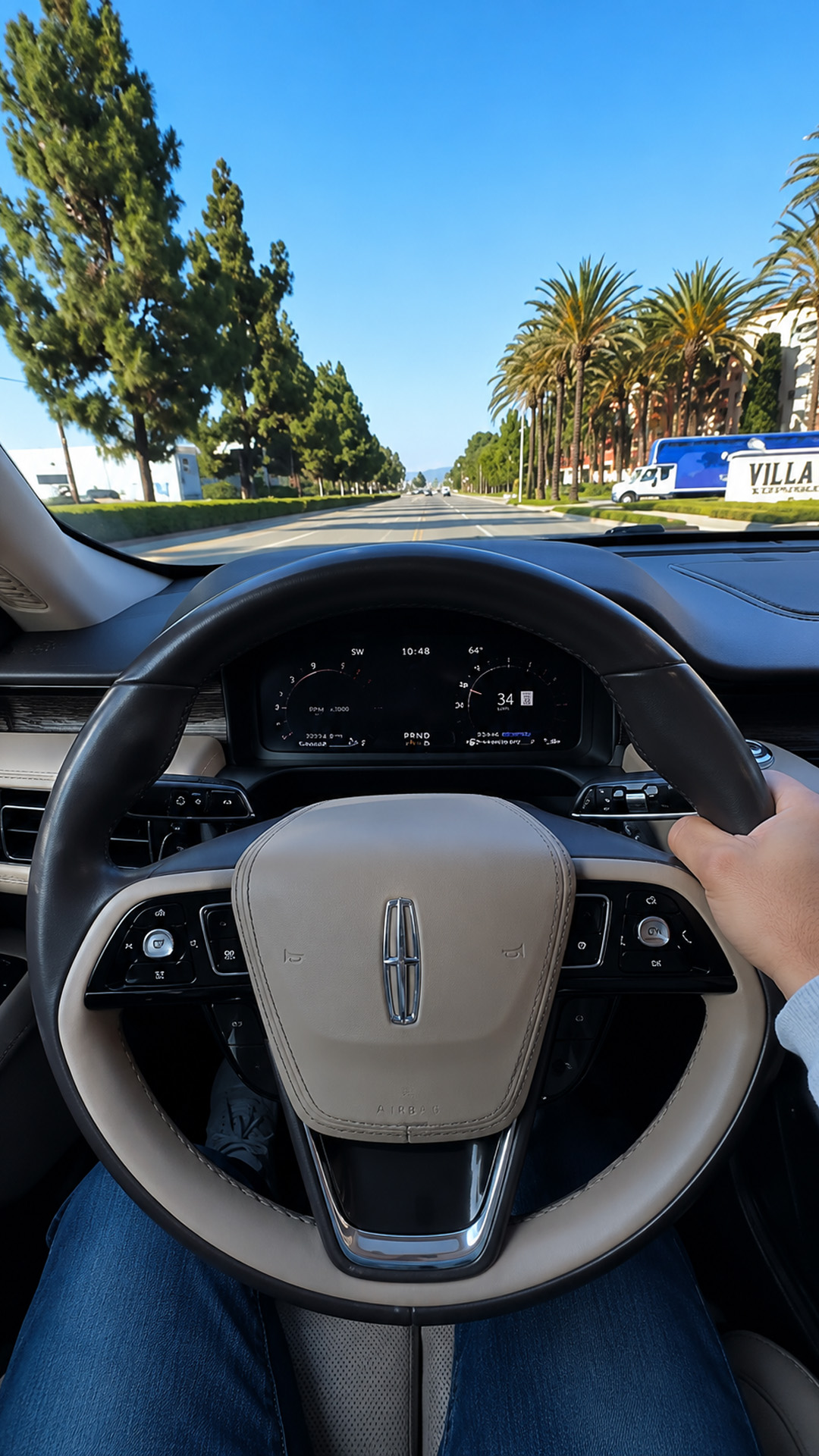 POV Lincoln Aviator drive with serious comfort vibes