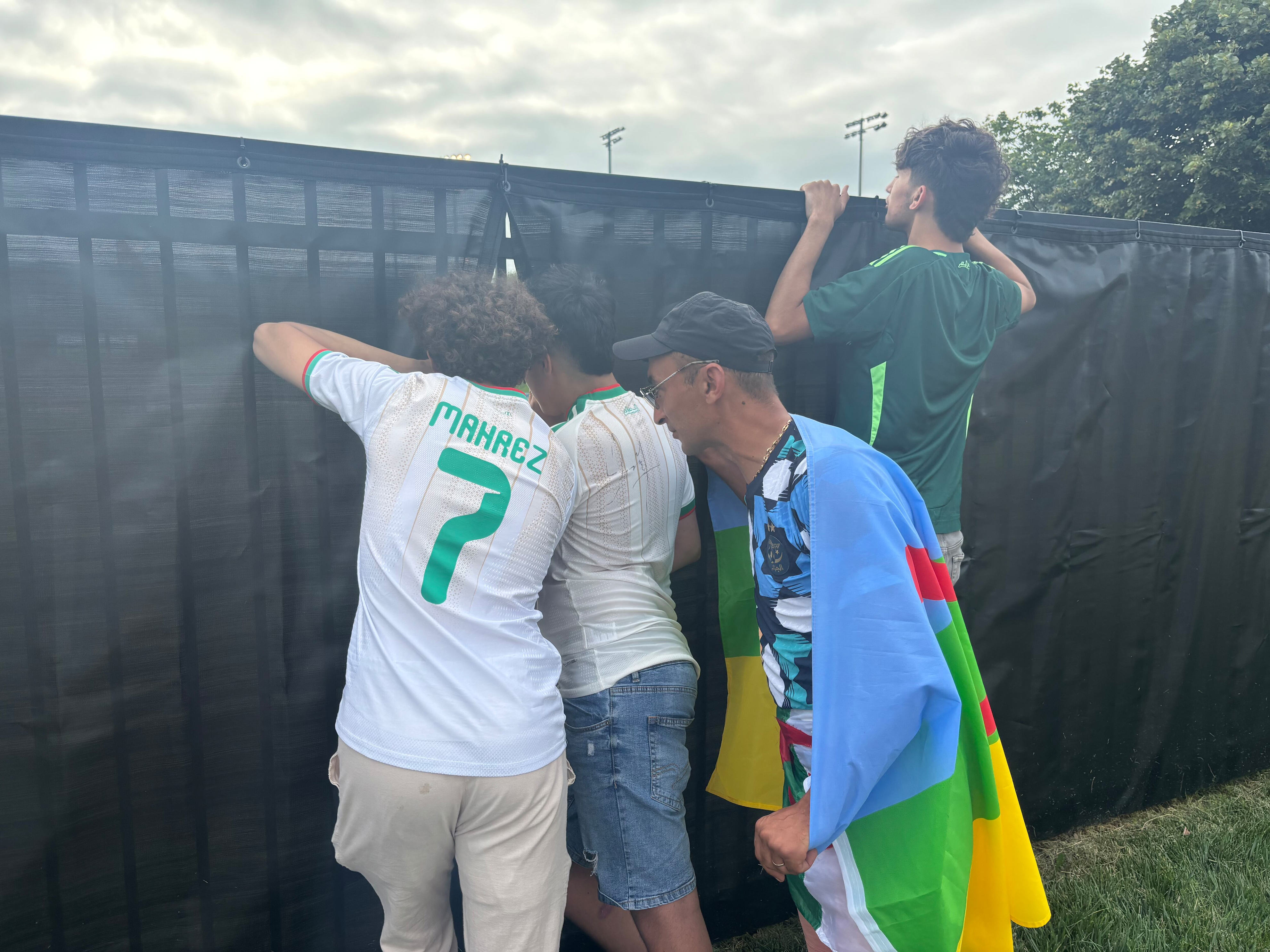 Algeria fans gather in Lawrence as World Cup team arrives
