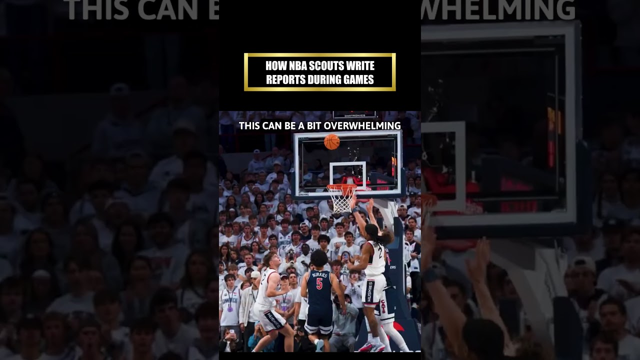 How NBA scouts analyze players during games